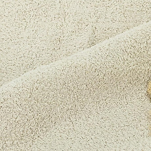 Barefoot Dreams CozyChic Fox Baby Blanket, Baby Blanket, White Blanket, Stroller Blanket, Super Soft Blanket, Cozy Blanket-30”x30”, Stone/Tan