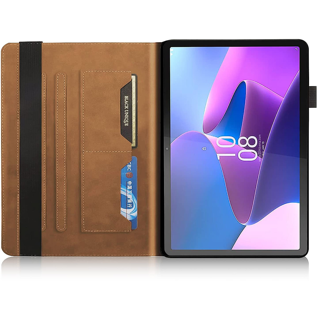TIPOYOROO Case for Lenovo Tab P11 Pro 11.2" 2nd Gen 2022 (TB-138FC/TB-132FU) Bussiness Premium PU Leather Stand Folding Folio Cover for Lenovo Pad Pro 2022 Modle Shell Cover 11.2 inch -Navy Blue