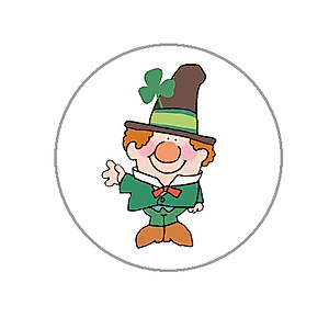 Assorted St Patricks Day Envelope Seals - 1.2" Fun St Patrick's Day Stickers - 144 Stickers