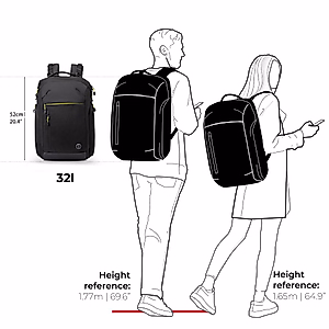 Swissdigital Design large travel backpack for men,17 Inch large Laptops Backpack with USB Charging Port,Carry on Business Anti-thief Backpack With RFID Protection (JAVA SD805-01)