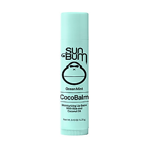 Sun Bum Ocean Mint Cocobalm | Hydrating Lip Balm with Aloe | Hypoallergenic, Paraben Free, Silicone Free,| 0.15oz Stick