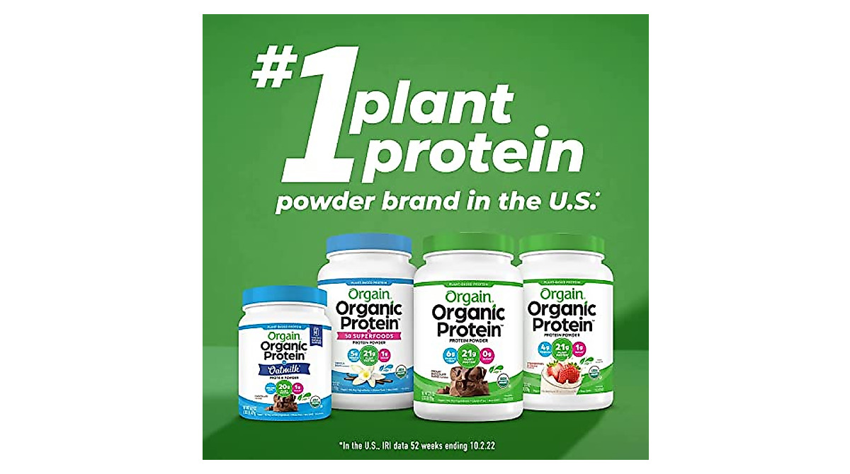Orgain Organic Protein & Greens Vegan Protein - 21g Plant Protein