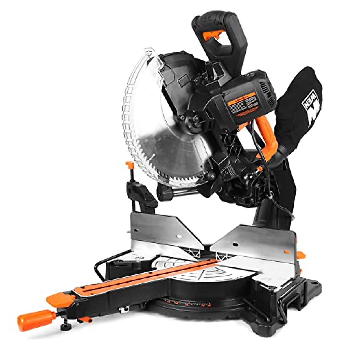 WEN MM1215 15-Amp 12-Inch Dual Bevel Sliding Compound Miter Saw with LED Cutline