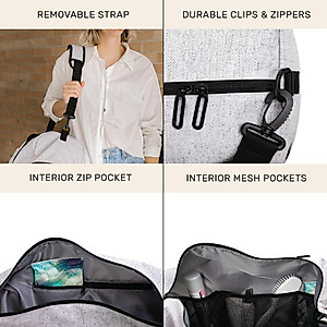 Jadyn 22" Women's Large Duffel/Weekender Bag with Shoe Pocket, Travel Bag