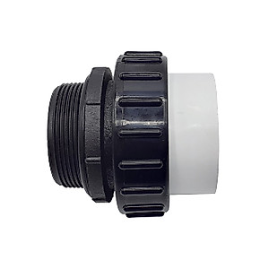 Swimables 2" Hi-Temp Union Compatible with All Pentair Whisperflo and Intelliflo Pumps for Inground Swimming Pool 21063-200-000-2" MIP x 2" Slip PVC - Made in USA - 2 Pack