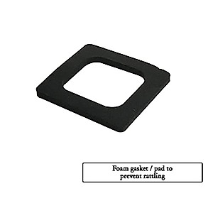 Black11 Designs Hitch Cover Art – Pink Butterfly - Custom Designed Trailer Receiver LED Brake Light for 2 x 2 inch Tow Hitch Car Truck Accessories