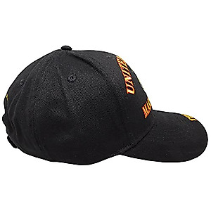United States Marine Corps EGA The Few, The Proud Black Cotton Adjustable Embroidered Baseball Cap Hat - Officially Licensed