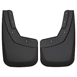 Husky Liners Mud Guards | Front Mud Guards - Black | 56671 | Fits 2008-2012 Ford Escape w/o Integrated Side Step, 2008-2011 Mercury Mariner w/o Integrated Side Step 2 Pcs