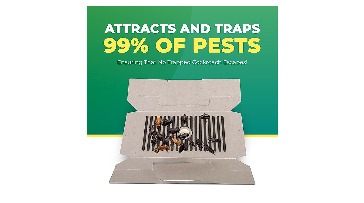 Effective Indoor Roach Traps - 12 Pack by UCatch