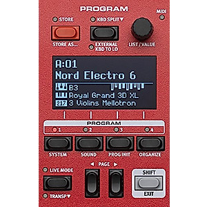 Nord Electro 6D 73 Stage Piano, 73-Note Semi-Weighted Waterfall Keybed