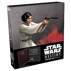 Star Wars Destiny Princess Leia Dice Binder | Protect and Organize Star Wars Destiny Collectible Dice and Cards | Convenient Game Storage | Holds 44 Cards and 44 Dice | Made by Fantasy Flight Games