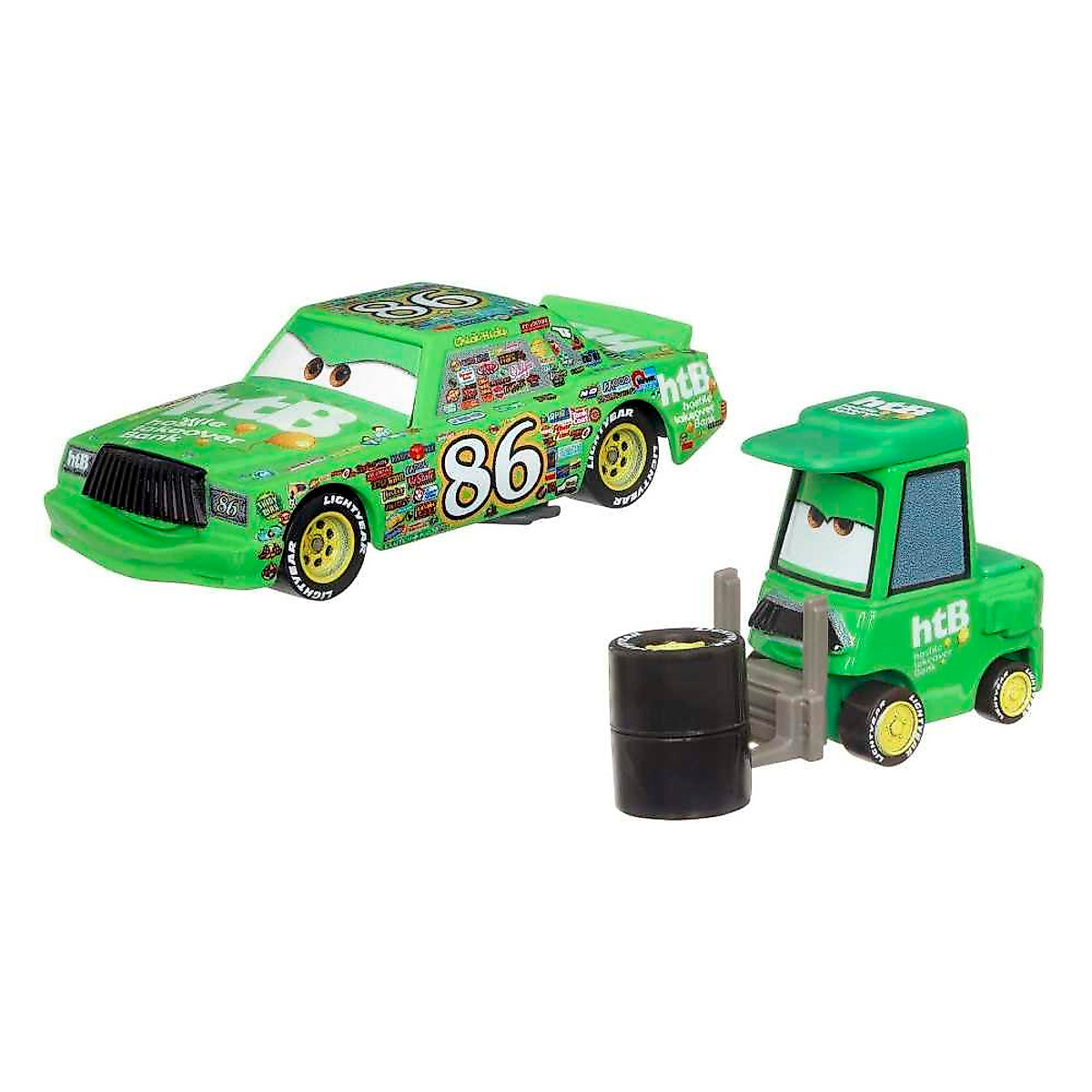 Disney Cars Toys 3 2-Pack Assortment, 1:55 Scale Die-Cast Fan Favorite Character Vehicles for Racing and Storytelling Fun, Gift for Kids Age 3 and Older