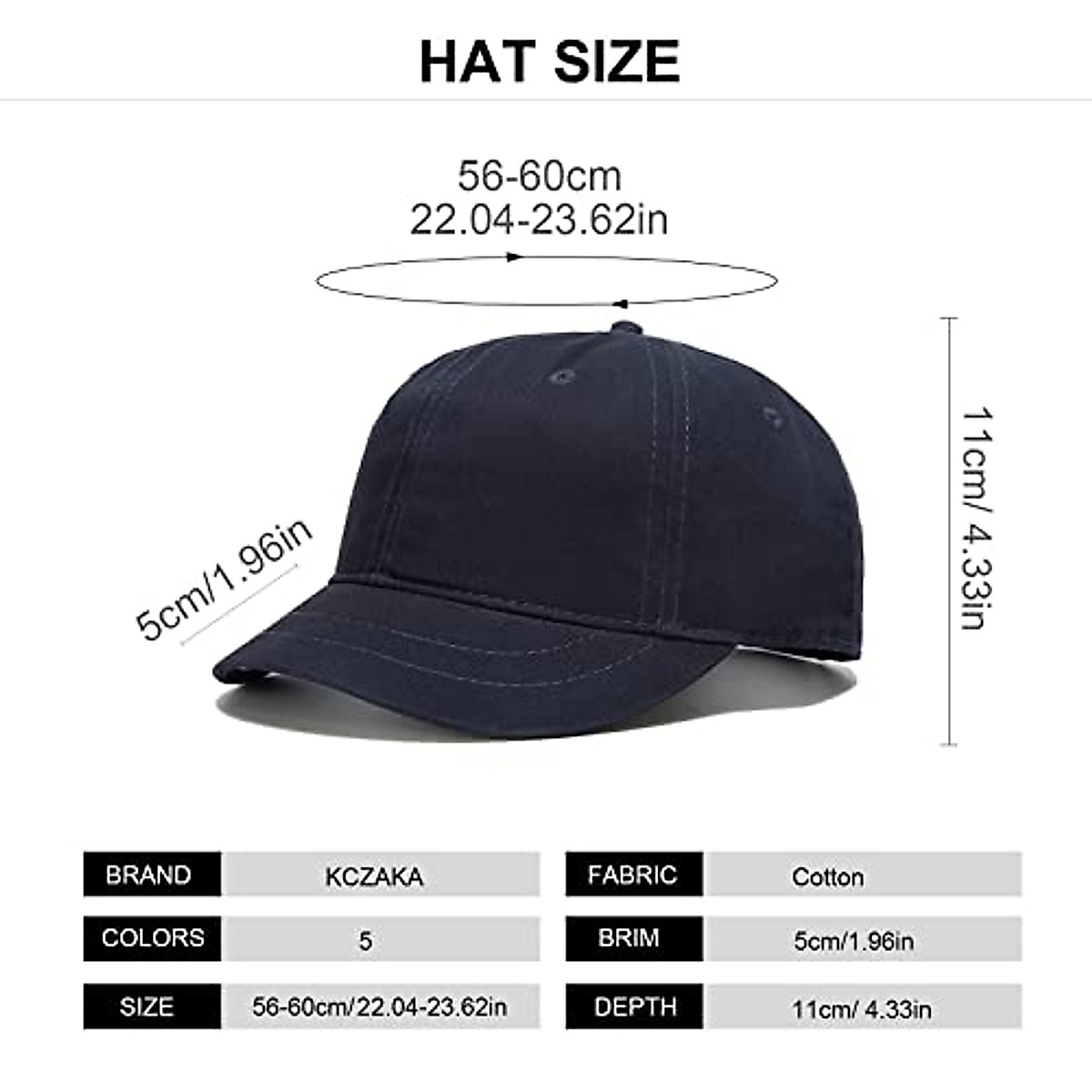 Short Brim Baseball Cap for Women and Men Outdoor Sports Cotton Snapack Caps Adjustable Dad Hats Umpire Sun Hats BP064 Black
