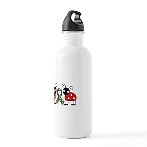 CafePress Cute Ladybug Autism Stainless Water Bottle 1 1.0L (34 oz) Stainless Steel Water Bottle