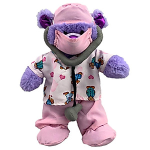 BYO-BFF Stuffed Animals Plush Toy Outfit – Pink Scrubs Outfit 8”