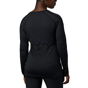 Columbia Women's Windgates Long Sleeve Tee, Black, Large
