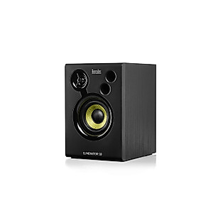 Hercules DJMonitor 32: 2 x 15 watts RMS active monitoring speakers,Black