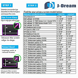 12.5 Inch Privacy Screen for Widescreen Laptop (16:9 Aspect Ratio)