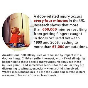 AILUOQI Finger Pinch Protector Guards for Home, Inside, Outside, Flush Door Hinges, Gates and Pivot Doors. Door Shield Guards for Kids. Roll-up Design 47.2" H, 6.7" W