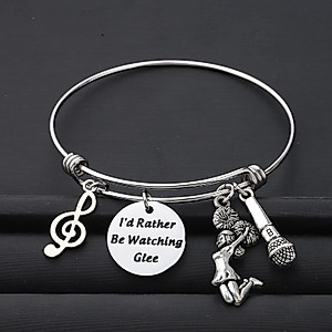 ENSIANTH Musical Comedy TV Show Inspired Gift Glee Lover Gift Glee Fans Gift I'd Rather Be Watching Glee (Watching Glee)