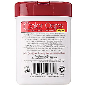 Color Oops Hair Color Removing Wipes (10 Count)