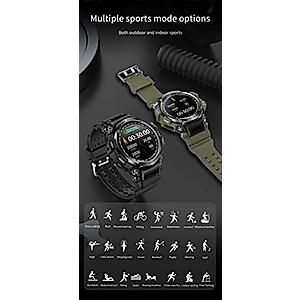 Smart Watches for Women Men,Smartwatch with Blood Pressure, Blood Oxygen Monitor, IP68 Waterproof Fitness Tracker 1.32" HD Screen Sleep Monitor Health Tracker Watch for iOS&Android System (Green)