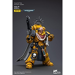 BLOOMAGE JOYTOY (BEIJING) TECH Warhammer 40k: Imperial Fists Primaris Captain 1:18 Scale Figure