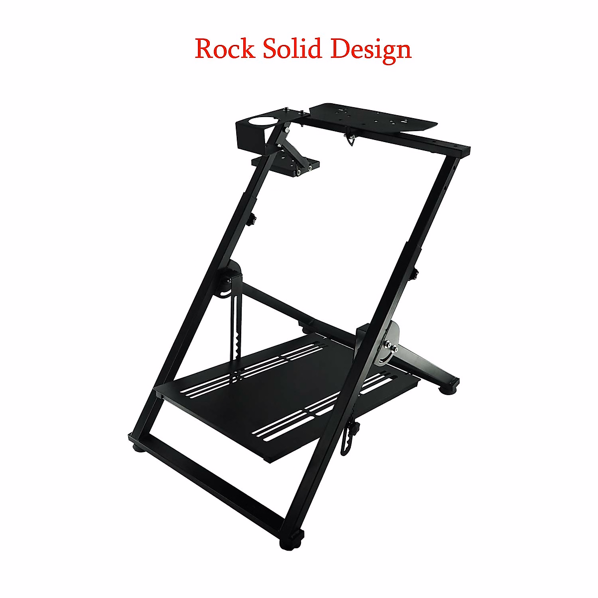 P PBAUTOS G920 Racing Steering Wheel Stand with Cup Holder for Logitech G27/G25/G29/G920 Gaming Racing Simulator Wheel Stand, Without Wheel, Shifter and Pedals