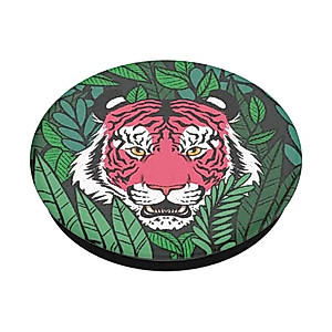​​​​PopSockets Phone Grip with Expanding Kickstand, Animal PopGrip - Wild Tiger