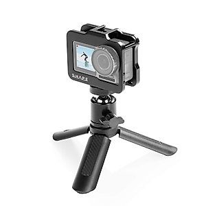 Cage with Selfie Grip Tripod for DJI Osmo Action Camera
