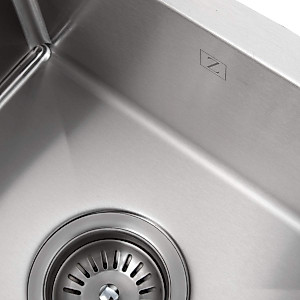 ZLINE 15" Boreal Undermount Single Bowl Bar Kitchen Sink in Stainless Steel (SUS-15)