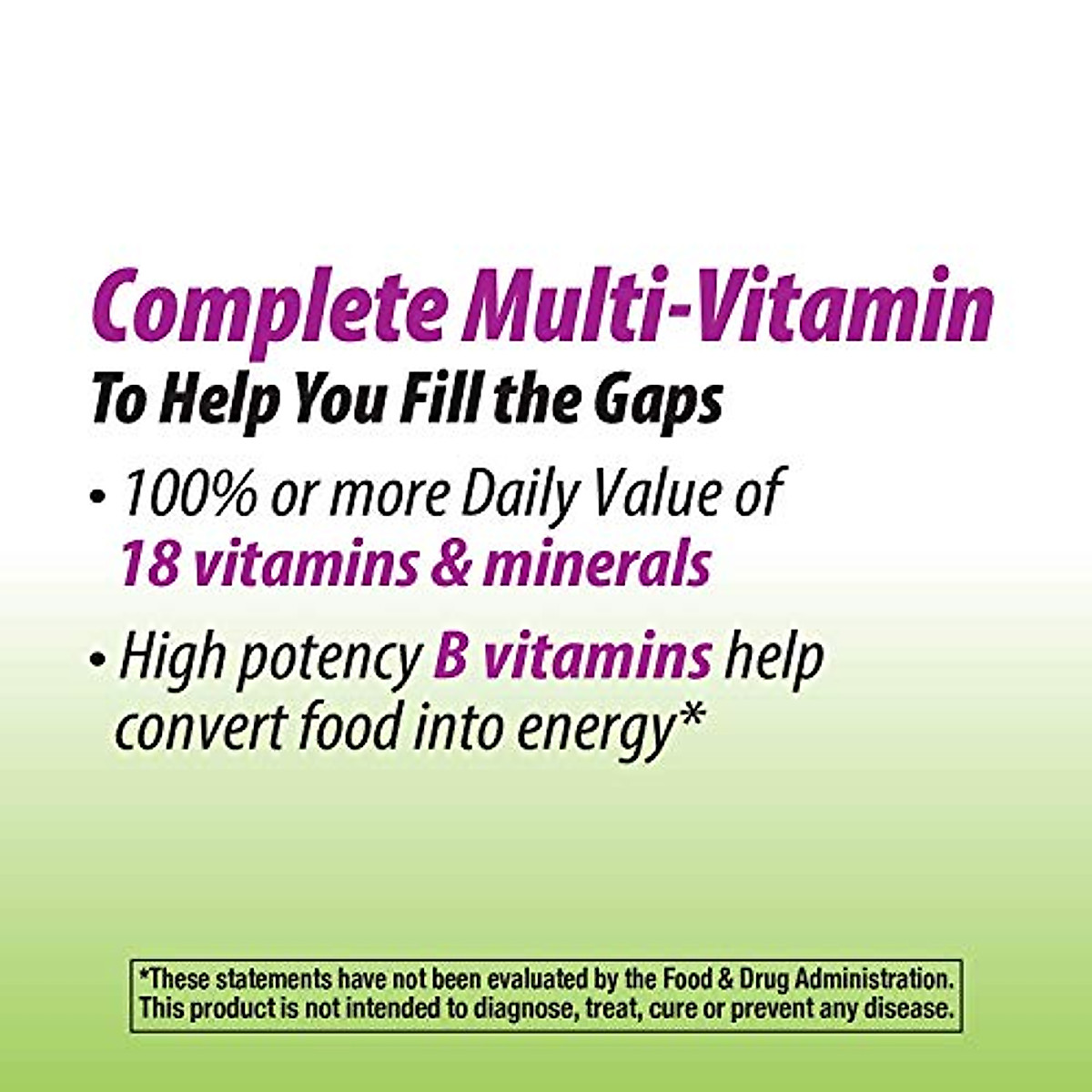 Nature's Way Alive! Garden Goodness Multivitamin for Women, High Potency B-Vitamins to Support Cellular Energy*, 1 Serving Veggies & Fruits**, 60 Tablets
