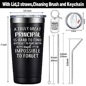 DOEARTE Principal Gifts - Principal Appreciation Gifts for Men - Principals Day, Teachers Appreciation Day, Christmas Gift for Principals - 20oz Tumbler