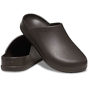 Crocs Unisex-Adult Dylan Clogs, Espresso, 6 Women/4 Men