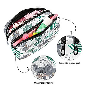 cooltfun Koala Pencil Pouch Cute Stationary Pencil Box Big Capacity Pen Case School Study Supplies for Teen Girls Waterproof Large Storage Pencil Pouch Student