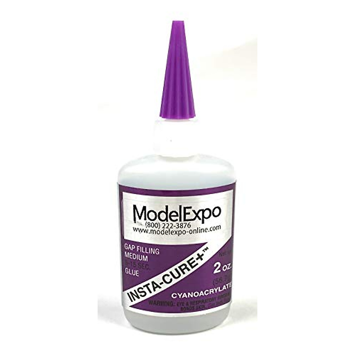 Model Expo Insta Cure+™ Super Glue CA 2 oz. (Gap Filling)