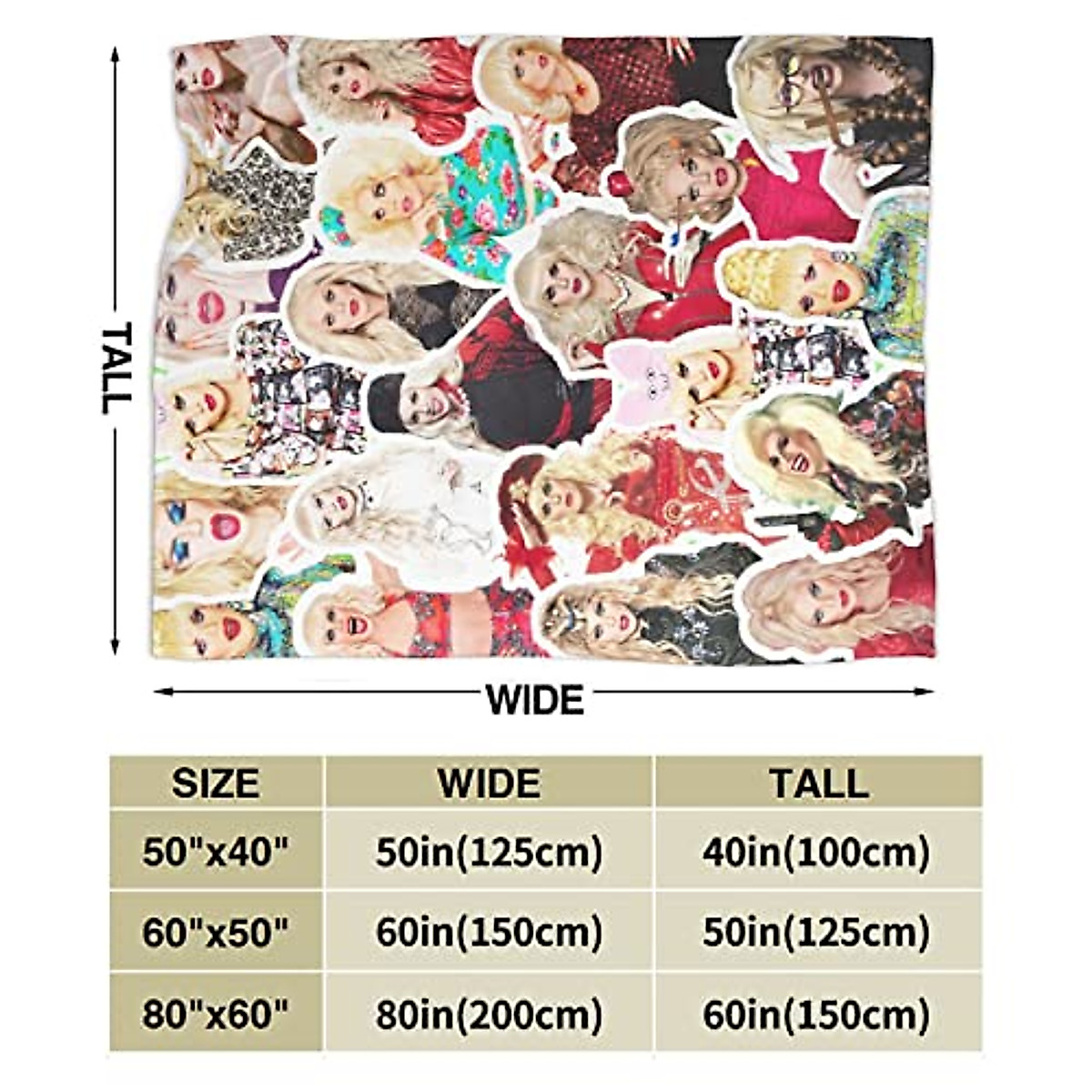 Blankets Katya Zamolodchikova Soft and Comfortable Warm Fleece Throw Blankets Yoga Blankets Beach Blanket Picnic Blankets for Sofa Bed Camping Travel