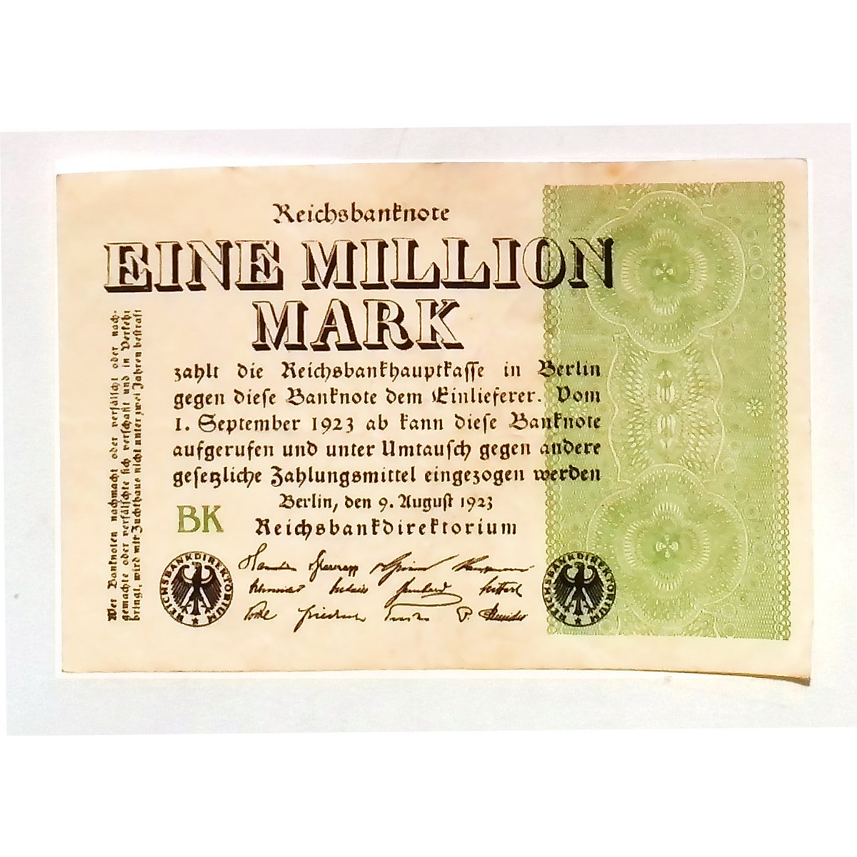 1923 Germany Hyper Inflation Full set of Authentic notes 1 to 100 Million Mark Banknotes (Build Your Own Collection)