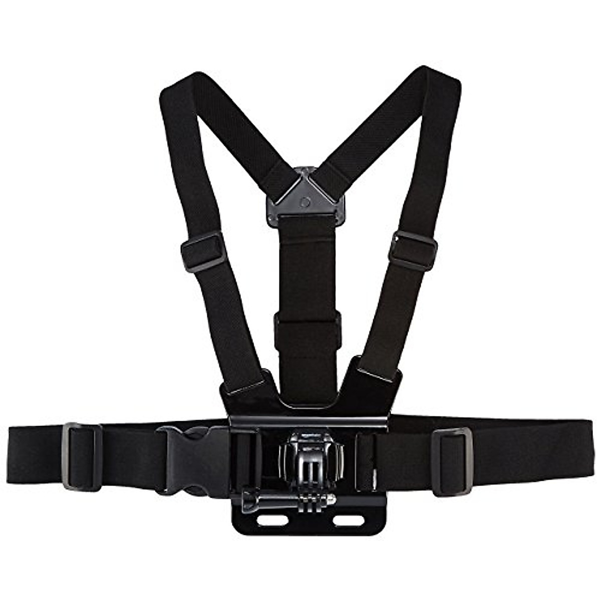 Amazon Basics Adjustable Chest Mount Harness for GoPro Camera (Compatible with GoPro Hero Series), Black