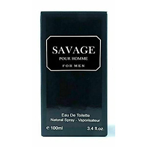 4 pack combo of Savage for Men Eau de Toilette 3.4 oz + Savage Eau de Parfum 3.4 oz + Salvang 35 ml+ 1 Billion 35ml inspired perfume