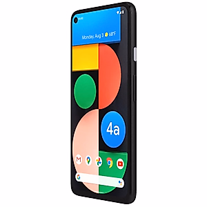 Google Pixel 4a with 5G (128GB, 6GB) 6.2" OLED, Snapdragon 765G, 4K Dual Camera, 4G LTE(Only for AT&T, Cricket) (Just Black) (Renewed)