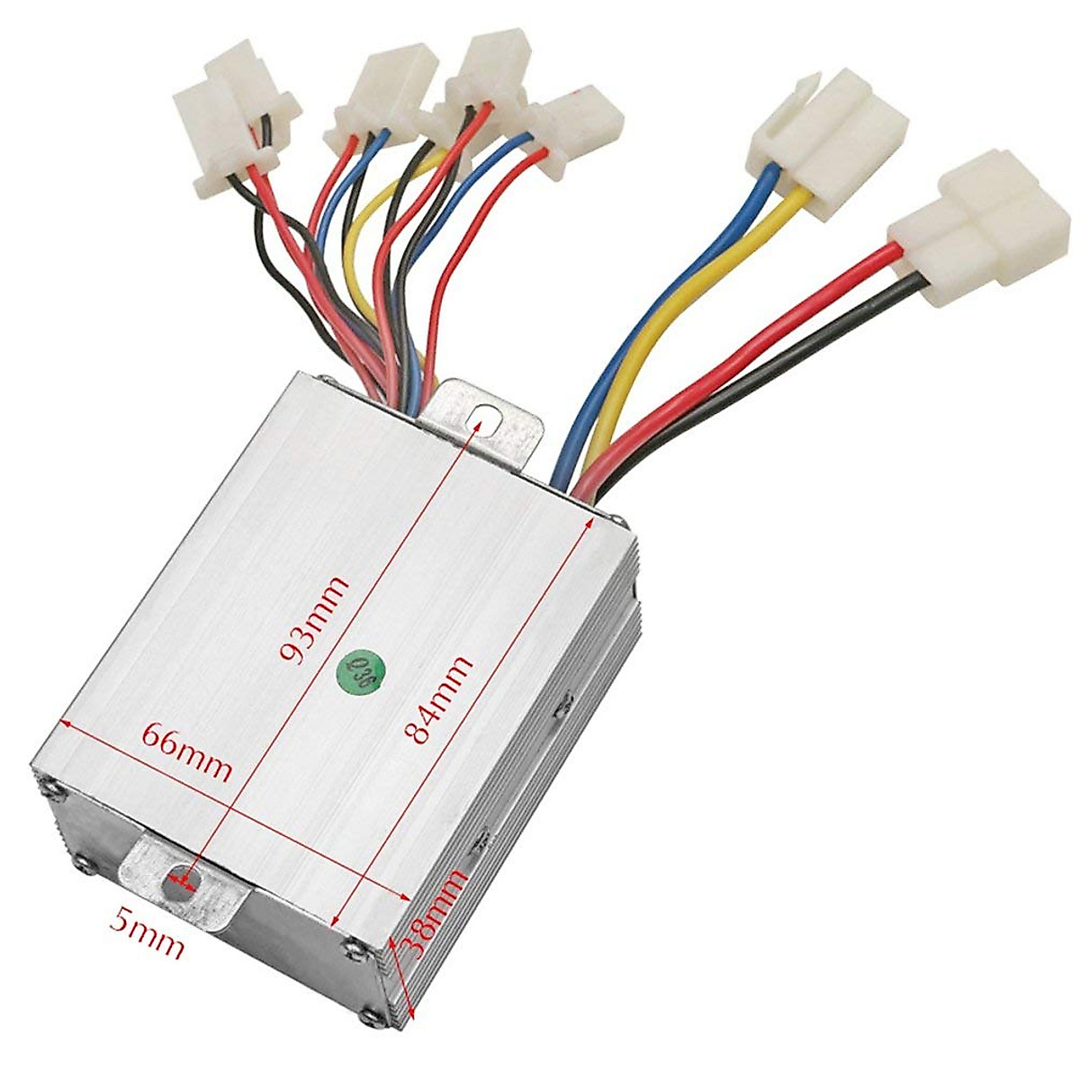 TDPRO 24V 500W Brushed Speed Motor and Controller for Electric Scooter Go Kart Bicycle E Bike Tricycle Moped