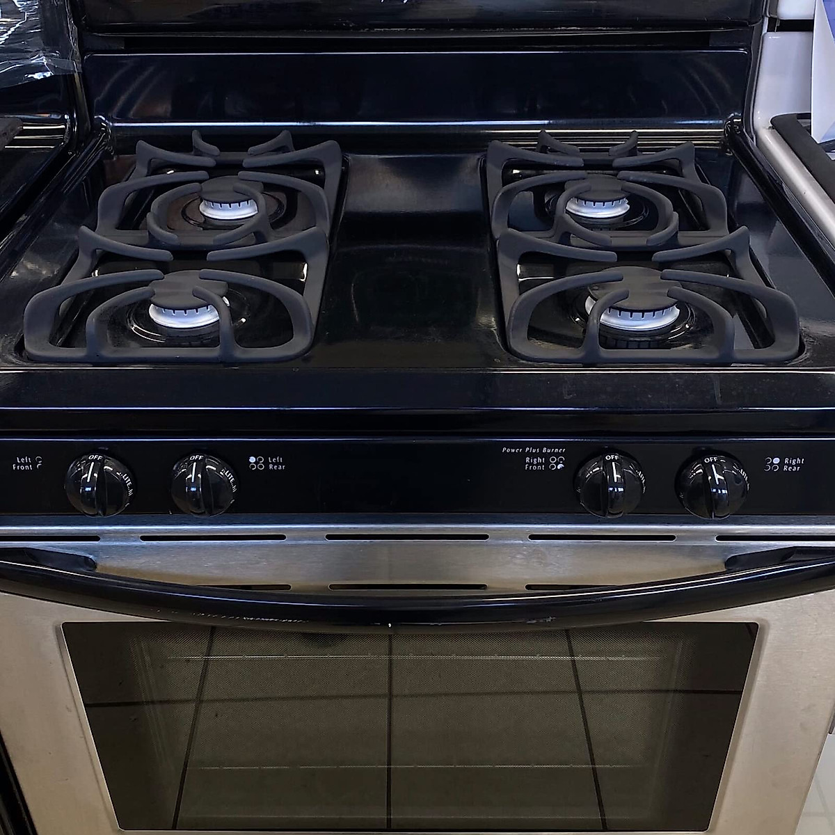 Allstare 316202405 Grate Replacement Parts for Frigidaire Stove Grates Kenmore Gas Range Parts Stove Top Surface Burner Grates 8.8 x 8.8 Inches Cast Iron Rack Cookware Sets 4 Pieces