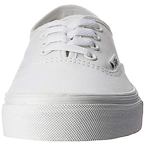 Vans 0EE3WOO: Authentic True White UNISEX Skateboard Sneakers, 10 Women/8.5 Men