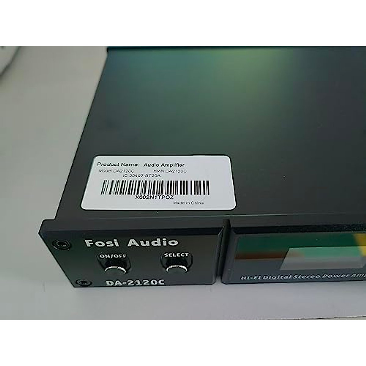 Fosi Audio DA2120C 240W Bluetooth 5.0 Stereo Audio Hi-Fi DAC Amplifier Support aptX 24Bit-192kHz 2.1 Channel Integrated Class D Power Amp with RCA/PC-USB/Coaxial/Optical Input and Remote Control