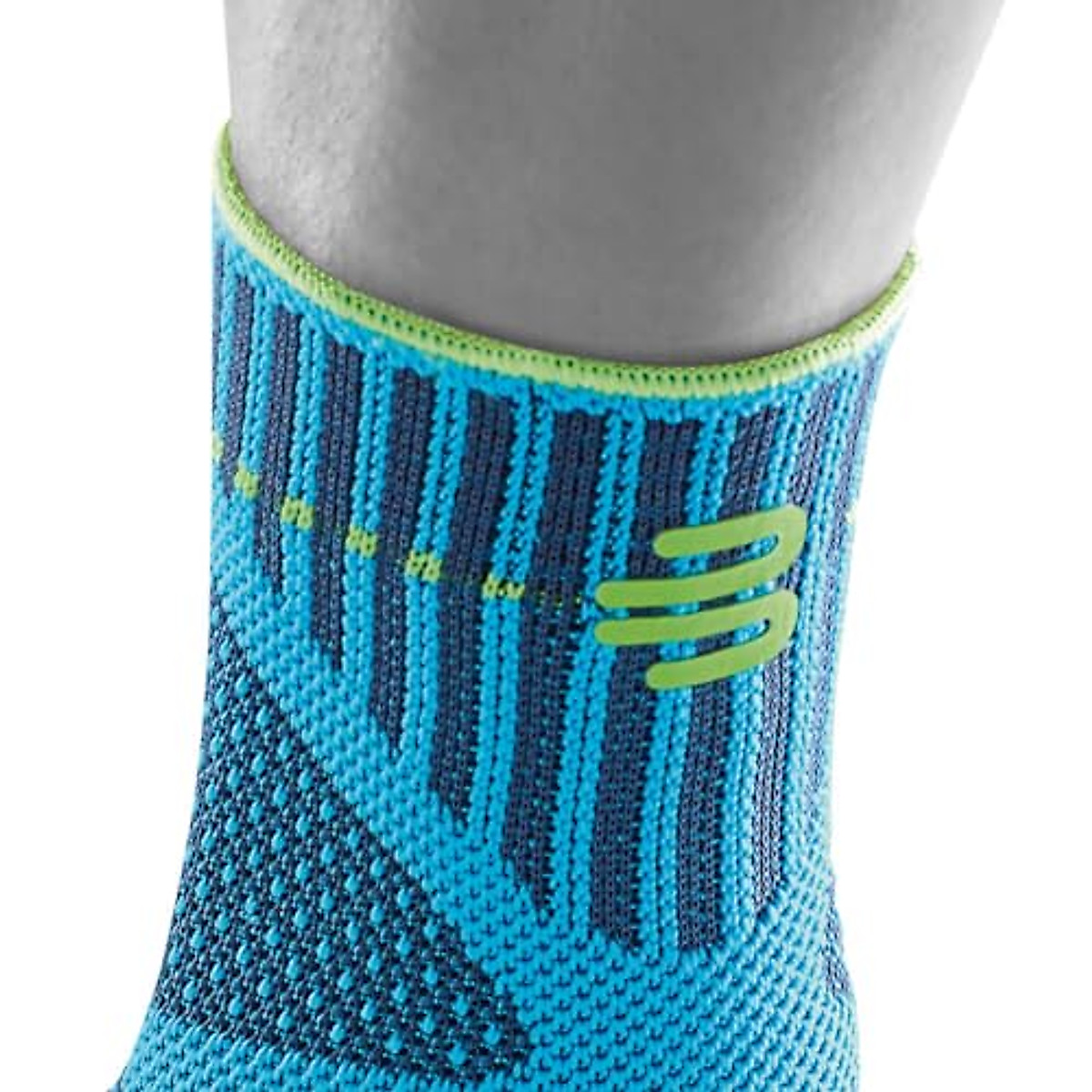 Bauerfeind Sports Ankle Support Dynamic - Ankle Compression Sleeve for Freedom of Movement - 3D AirKnit Fabric for Breathability - Premium Quality & Washable (S, Rivera)