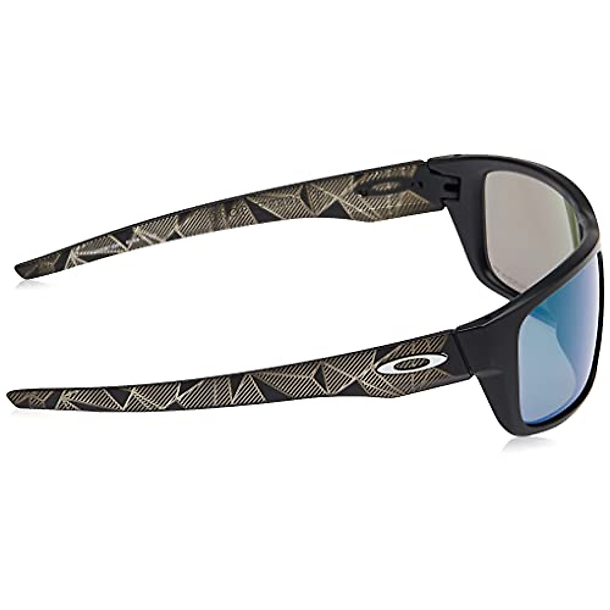 Oakley Men's OO9367 Drop Point Rectangular Sunglasses, Matte Black/Prizm Jade Polarized, 61 mm