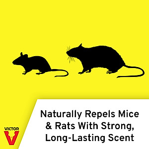 Victor M809HE Rat & Mouse Repellent Hose-End Spray, Yellow