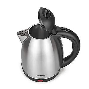 Courant Cordless 1.2L Electric Kettle Stainless Steel, Great for tea coffee and all your hot water needs