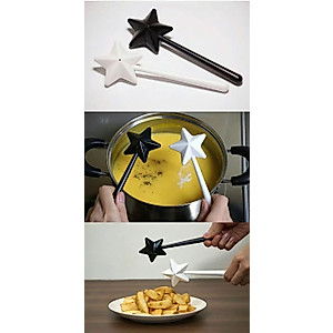 Salt and Pepper Shaker Magic Wands Duo Salt, Black and White, Two-Pack, Halloween, Christmas Kitchen Accessories(black&white)